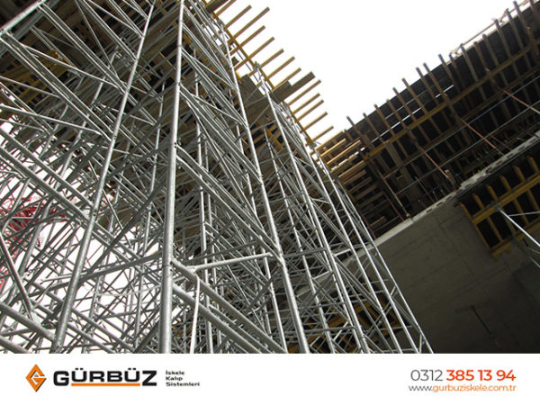 Table Type Formwork in Construction - Gürbüz Scaffolding Systems